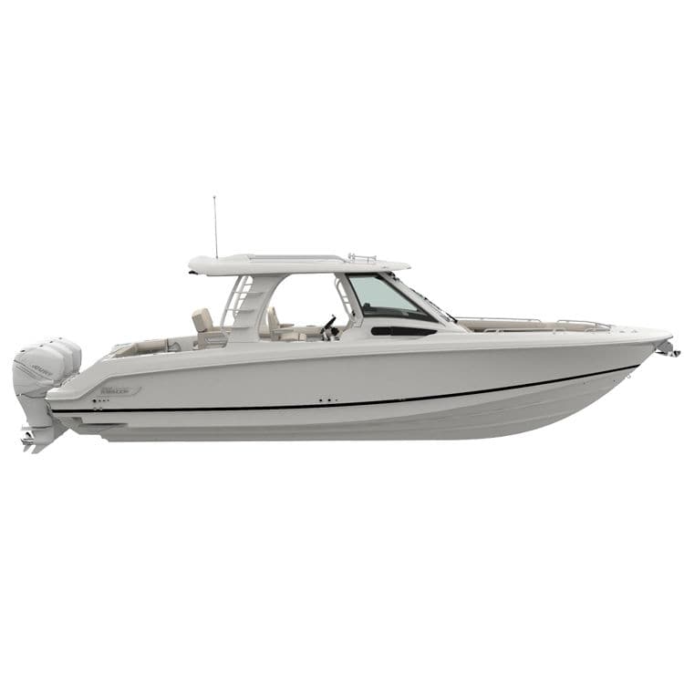 Outboard express cruiser - 350 REALM - Boston Whaler - triple-engine ...