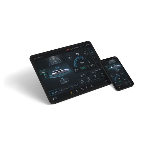 Monitoring app - Helios Marine - tracking / control / for boat