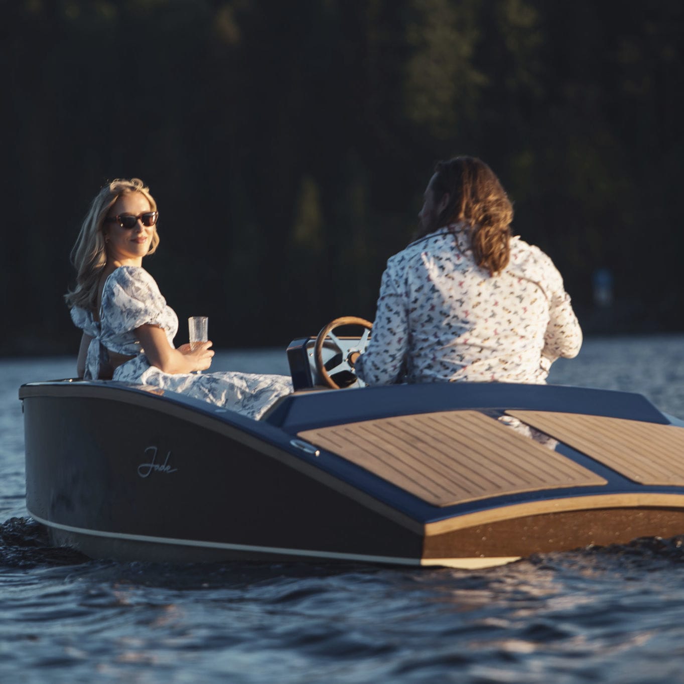 POD drive small boat - CAVA 350 - Jade Boats Oy - electric / open ...