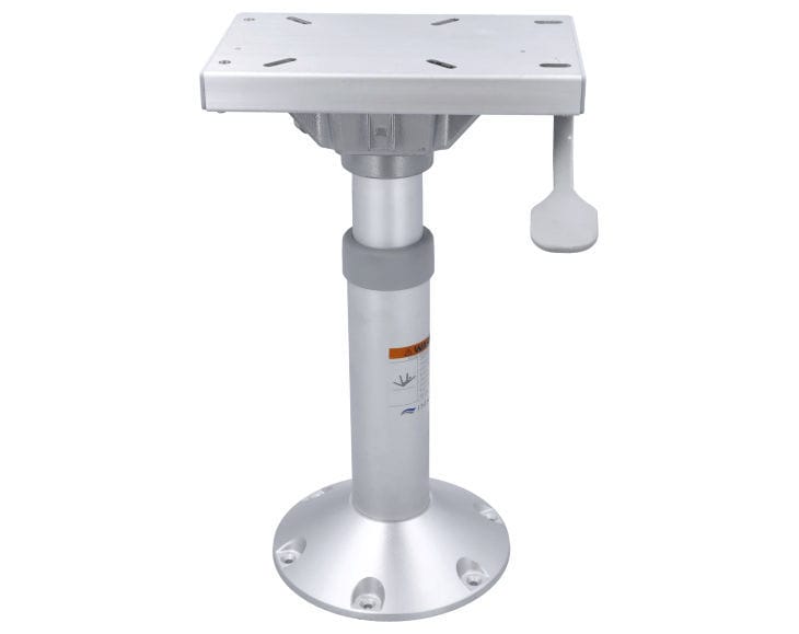 Adjustable boat table pedestal - 90700444 - Imnasa - aluminum