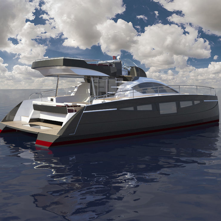 Catamaran express cruiser - C-Cat 40 PWR - Comar Yachts - inboard ...