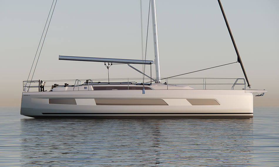 Cruising sailboat - 44 - Dufour Yachts - 3-cabin / 8-berth / with bowsprit