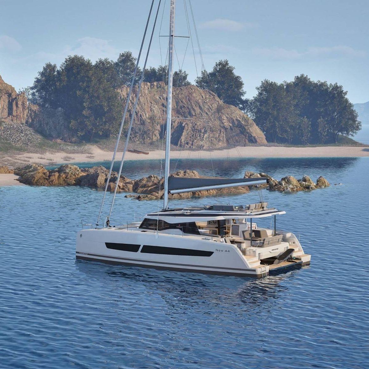 Catamaran - 44 - Fountaine Pajot Catamarans - cruising / 2-cabin / 3-berth