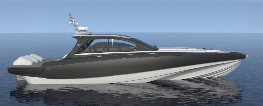 Outboard express cruiser - BLADERUNNER 45 GTO - ICE MARINE - triple ...