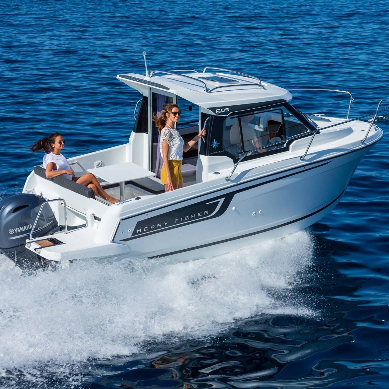 Outboard day cruiser - MERRY FISHER 605 - Jeanneau - Motorboats - with ...