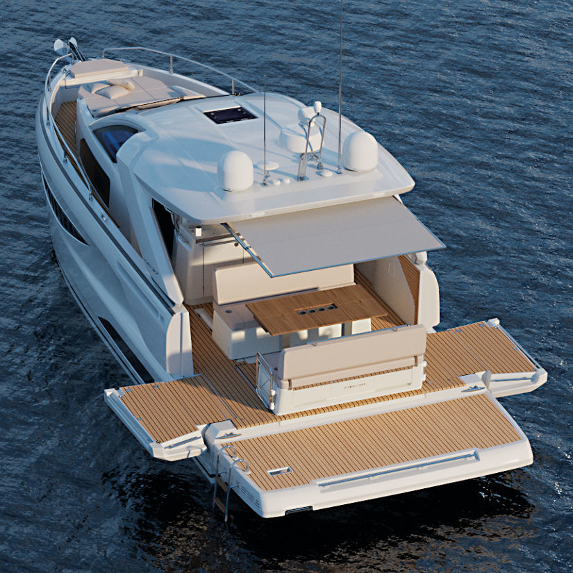 Inboard express cruiser - DB/37 IB - Jeanneau - Motorboats - hard-top ...