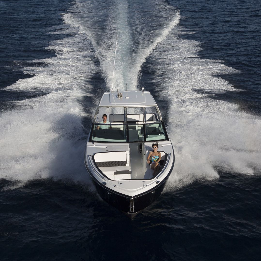 Inboard runabout - 378SS - Monterey Boats - twin-engine / dual-console ...