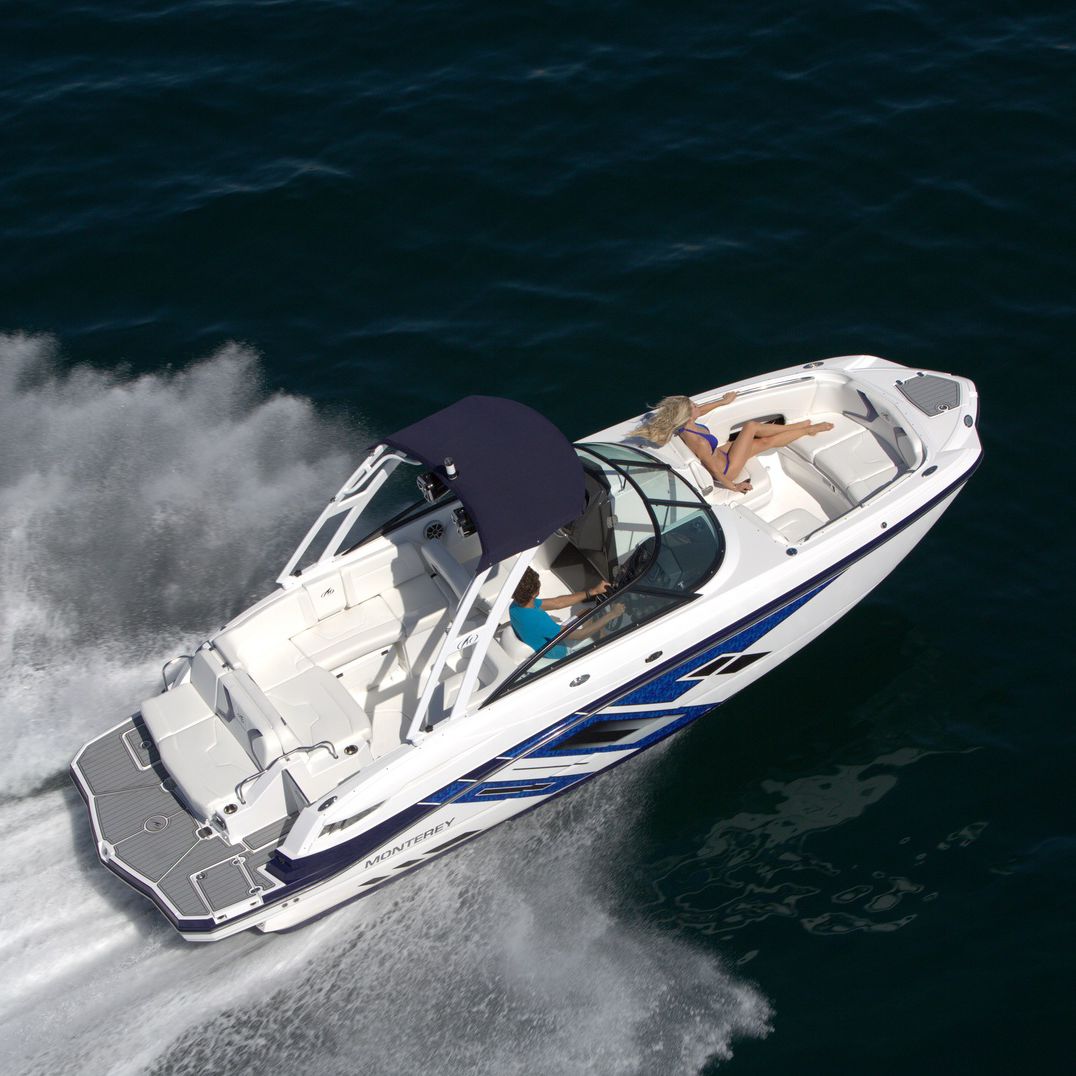 Inboard runabout - M6 - Monterey Boats - dual-console / bowrider / open