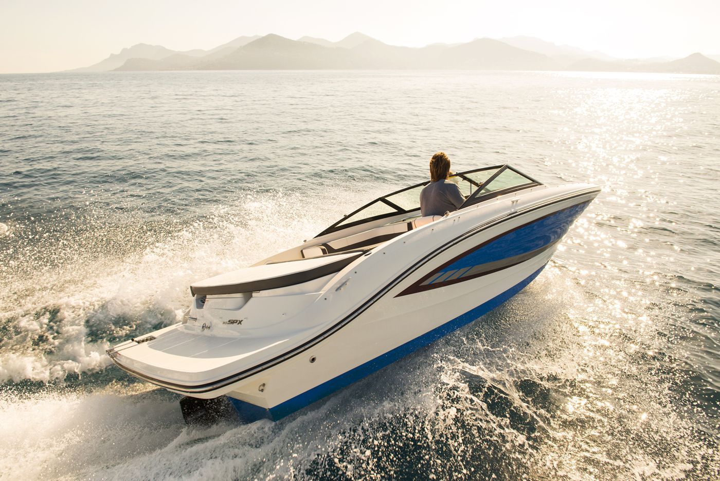Inboard runabout - SPX 190 - Sea Ray - dual-console / bowrider / ski