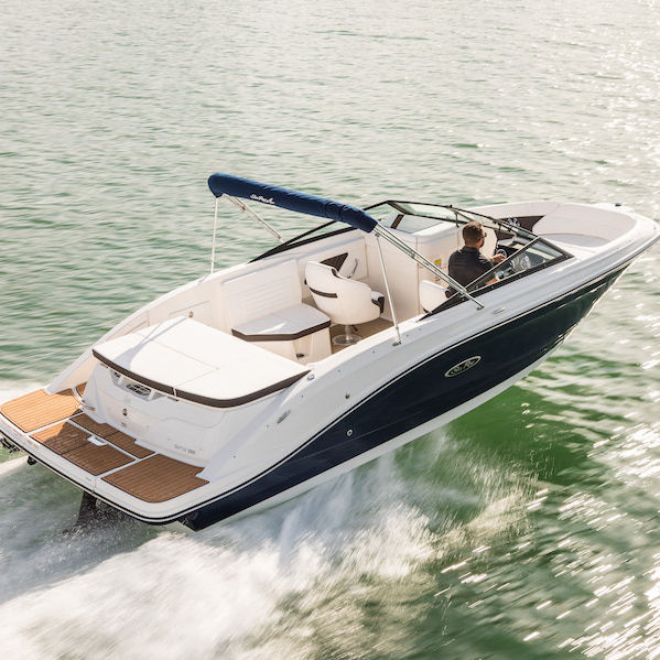 Inboard runabout - SPX 230 - Sea Ray - dual-console / bowrider / open