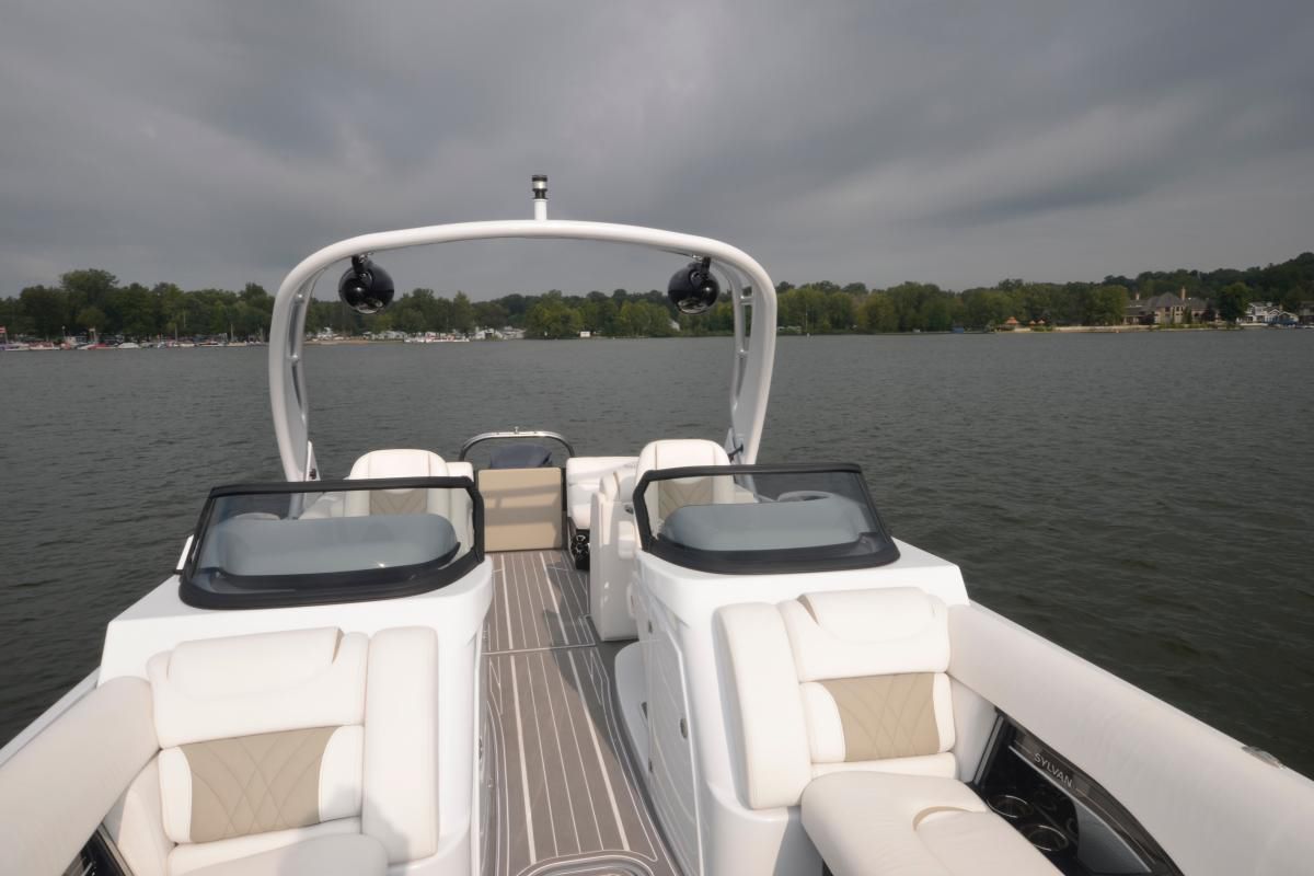 Outboard pontoon boat - M3 CRS - Sylvan Pontoons - 13-person max.