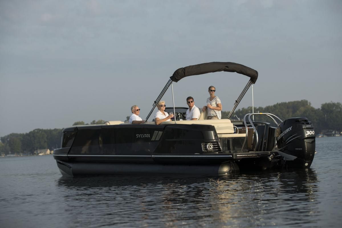 Outboard pontoon boat - M3 CRS - Sylvan Pontoons - 13-person max.