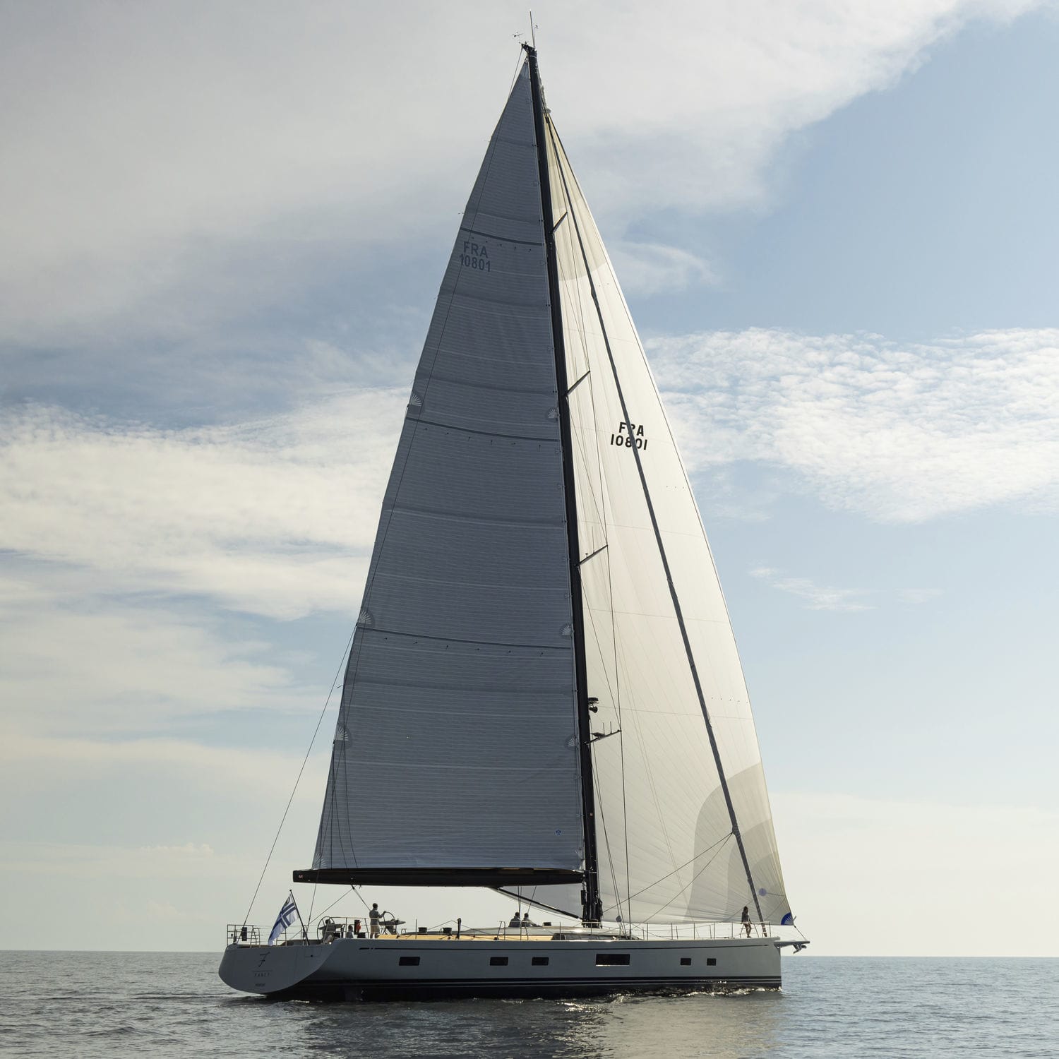 Cruising sailing super-yacht - 108 - Nautor Swan - with open transom ...
