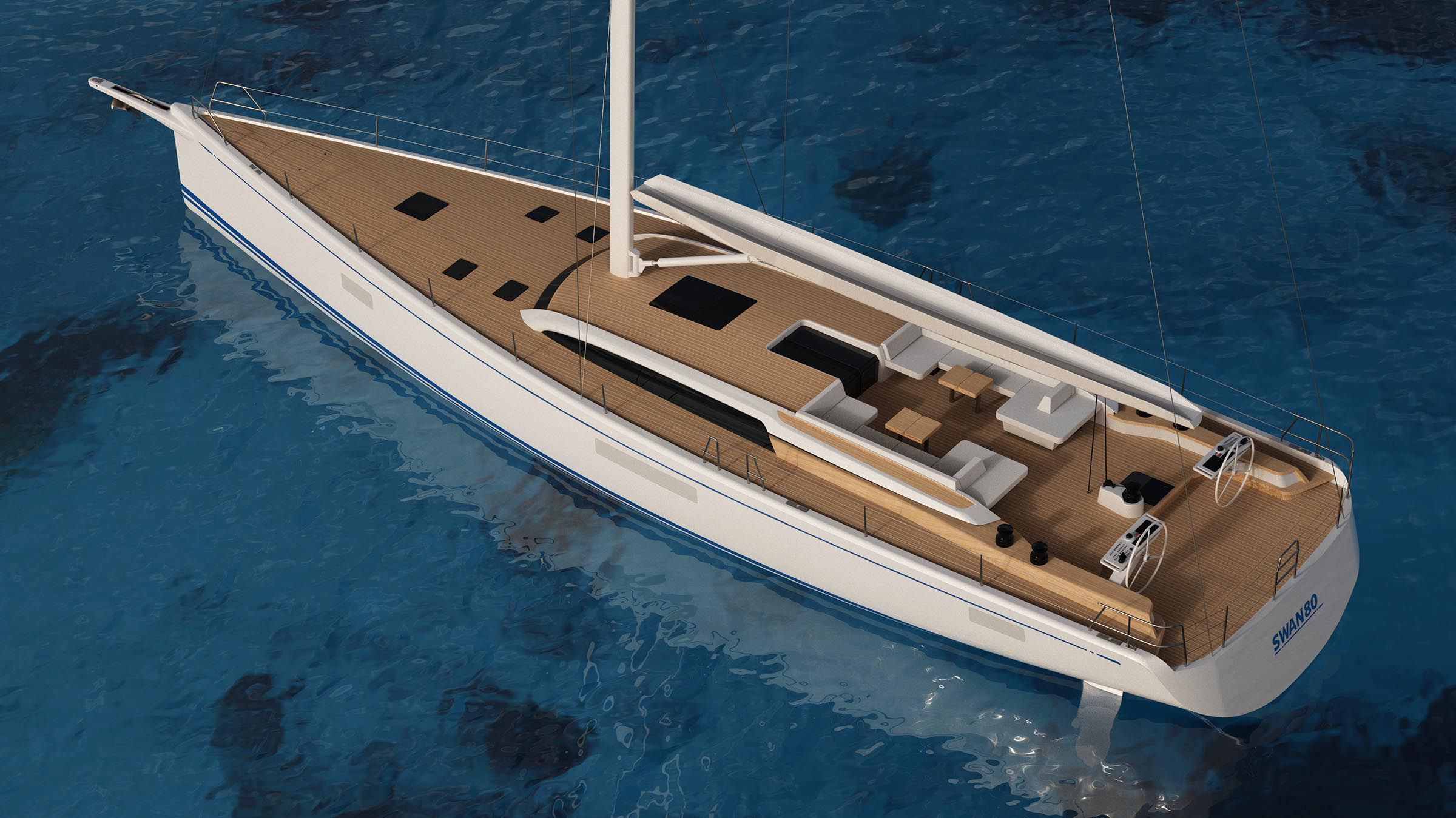 Cruising sailing yacht - 80 - Nautor Swan - racing / 4-cabin / with ...