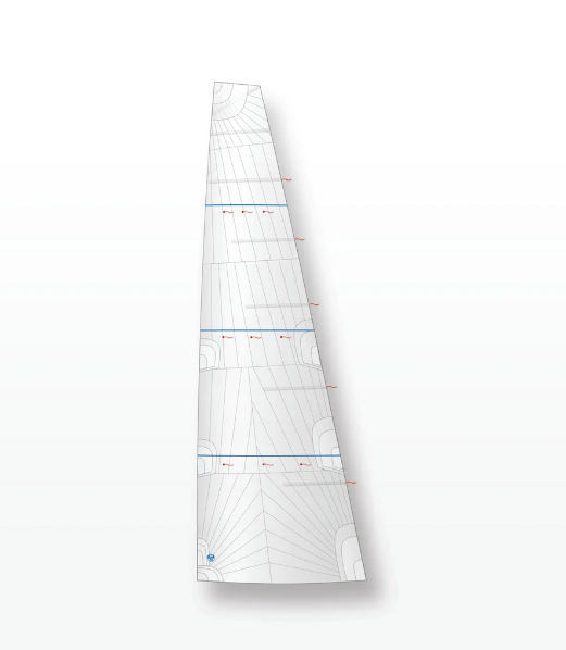 Mainsail - SQUARE TOP - North Sails Sailmaking - for cruising sailboats ...