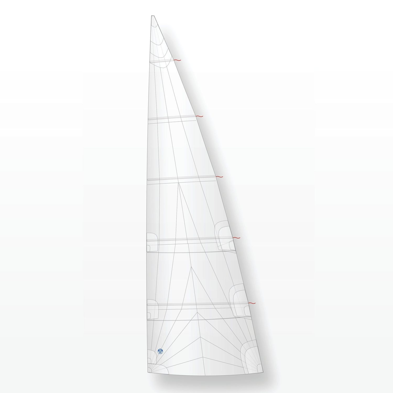 Mainsail - North Sails Sailmaking - for cruising sailboats / polyester ...