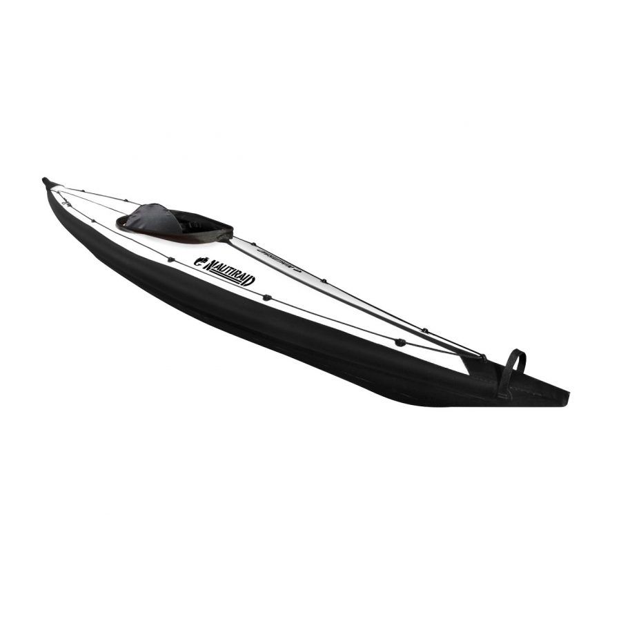 Folding kayak - CROSS 405 - Nautiraid - sea / adult / solo