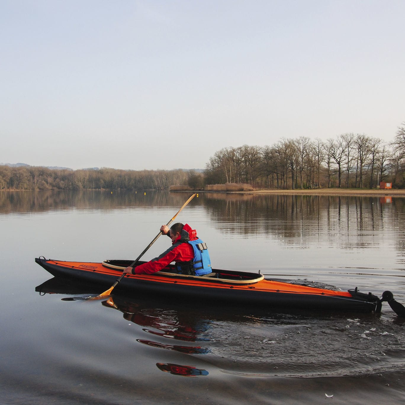 Folding kayak - CROSS 475 - Nautiraid - recreational / touring / sea