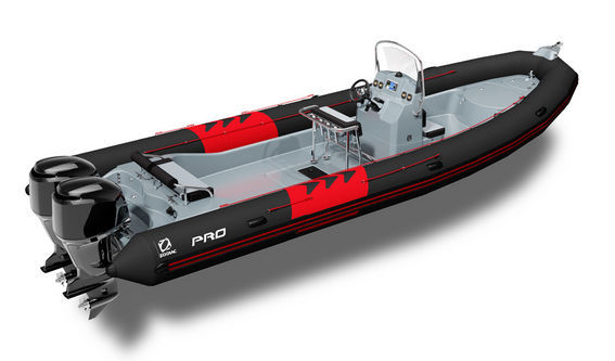 Outboard inflatable boat - Pro 850 - ZODIAC - twin-engine / RIB ...
