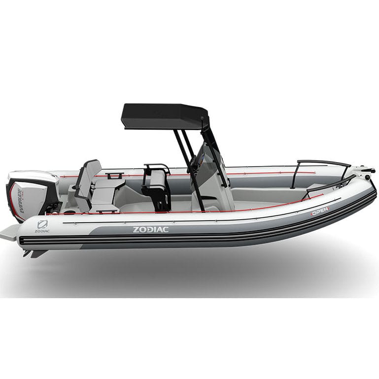 Outboard inflatable boat - 6.5 - ZODIAC - rigid / center console / open