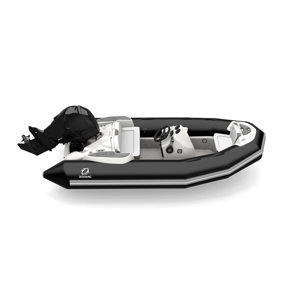 Outboard inflatable boat - YACHTLINE 360 - ZODIAC - RIB / side console ...