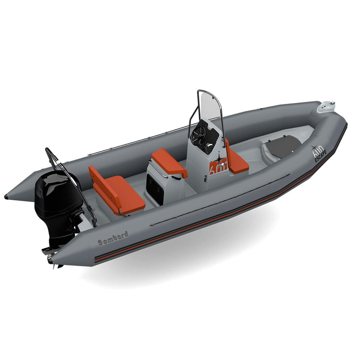 Outboard inflatable boat - 600 Limited Edition Escape - Bombard - rigid ...