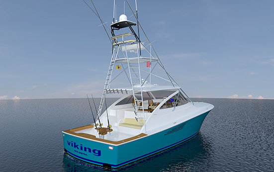 Inboard express cruiser - 44O - Viking Yachts - open / sport-fishing