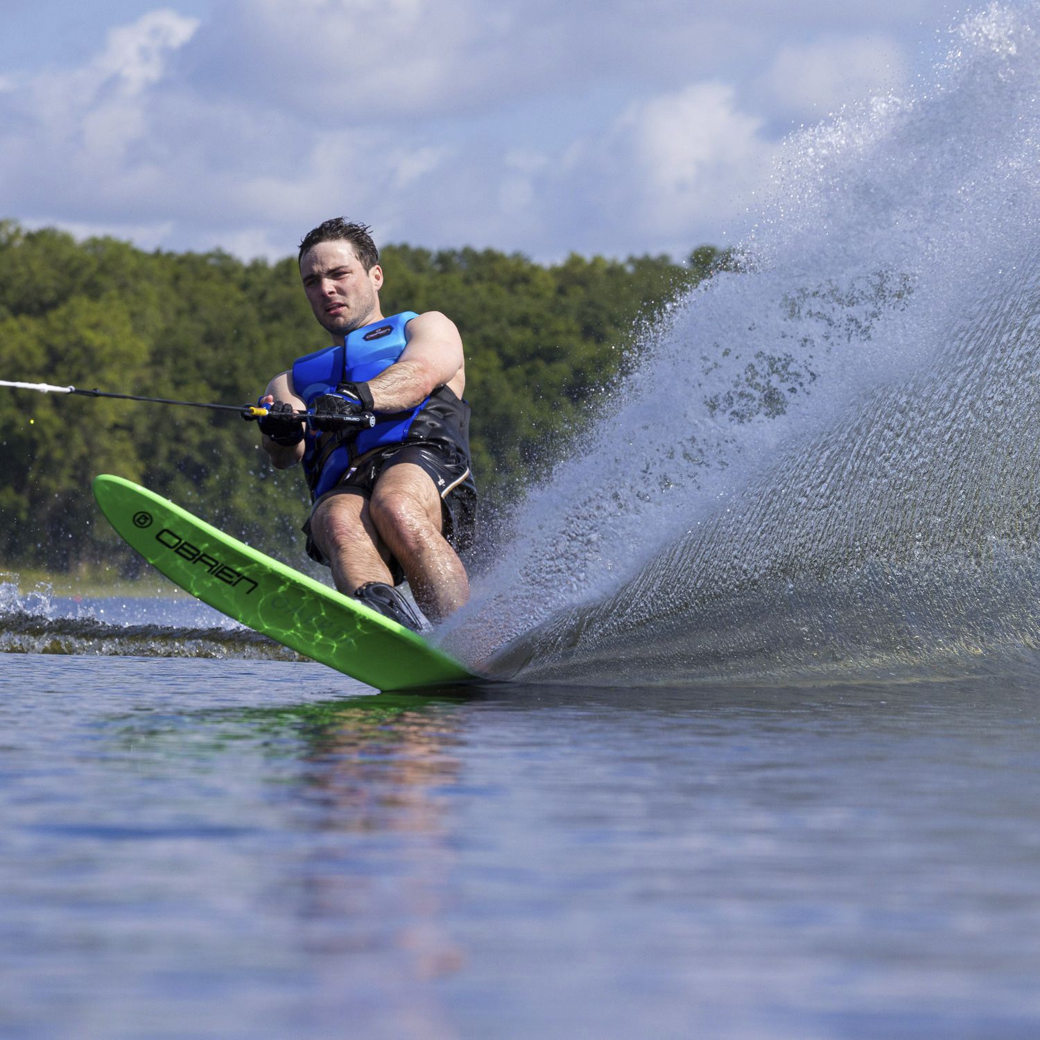 Slalom water ski - Omerta - O'Brien - carbon / fiberglass