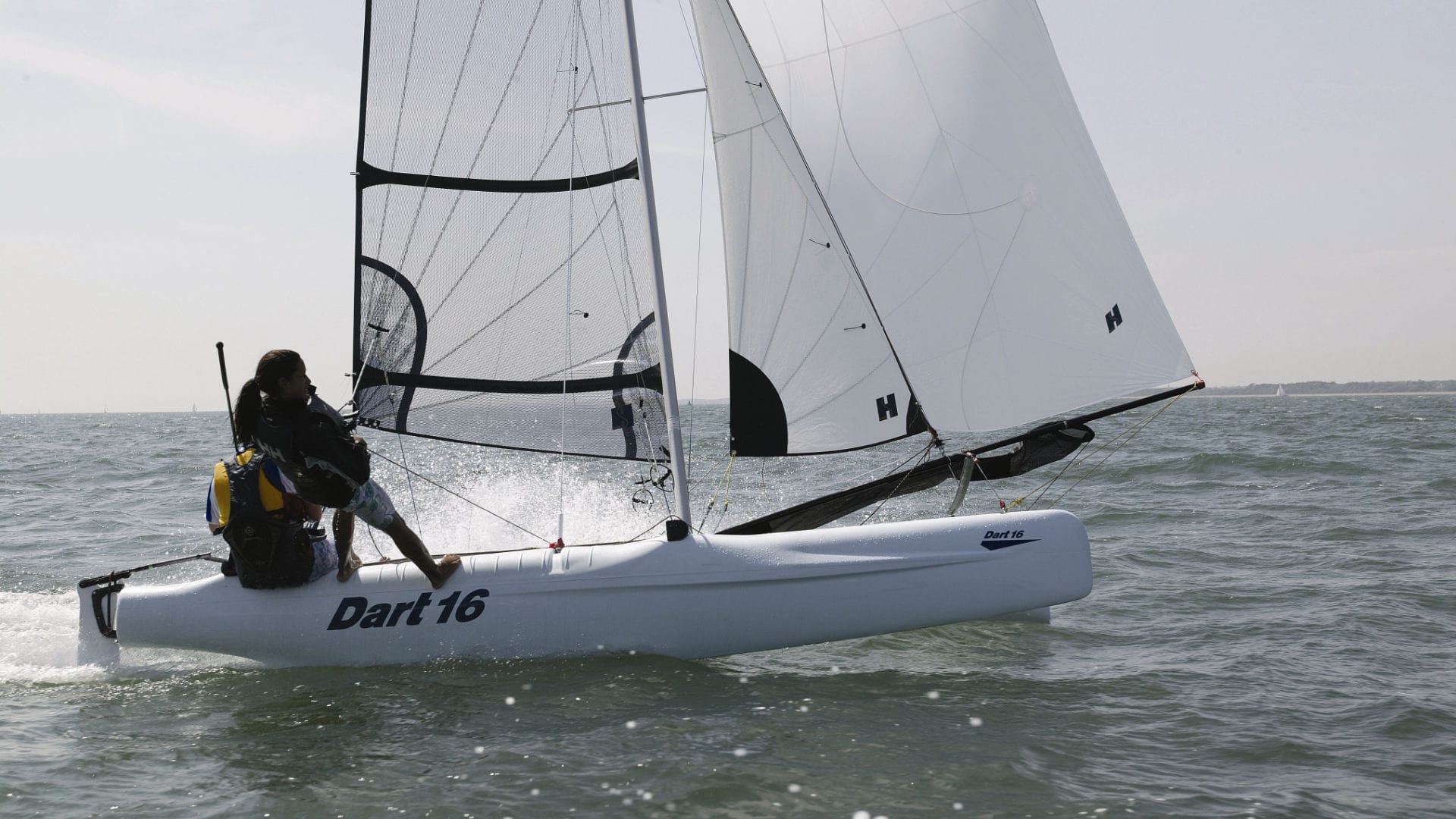 Recreational sport catamaran - Laser Performance - single-handed ...