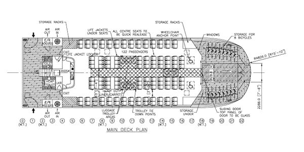 High-speed passenger ferry - 29 M - Derecktor - catamaran