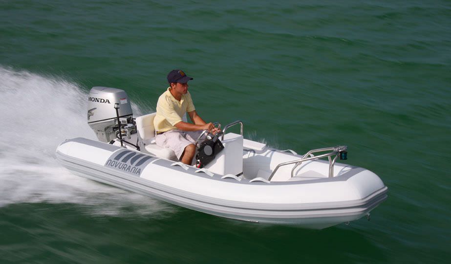 Outboard inflatable boat - Deluxe Series 335 - Novurania - rigid / side ...