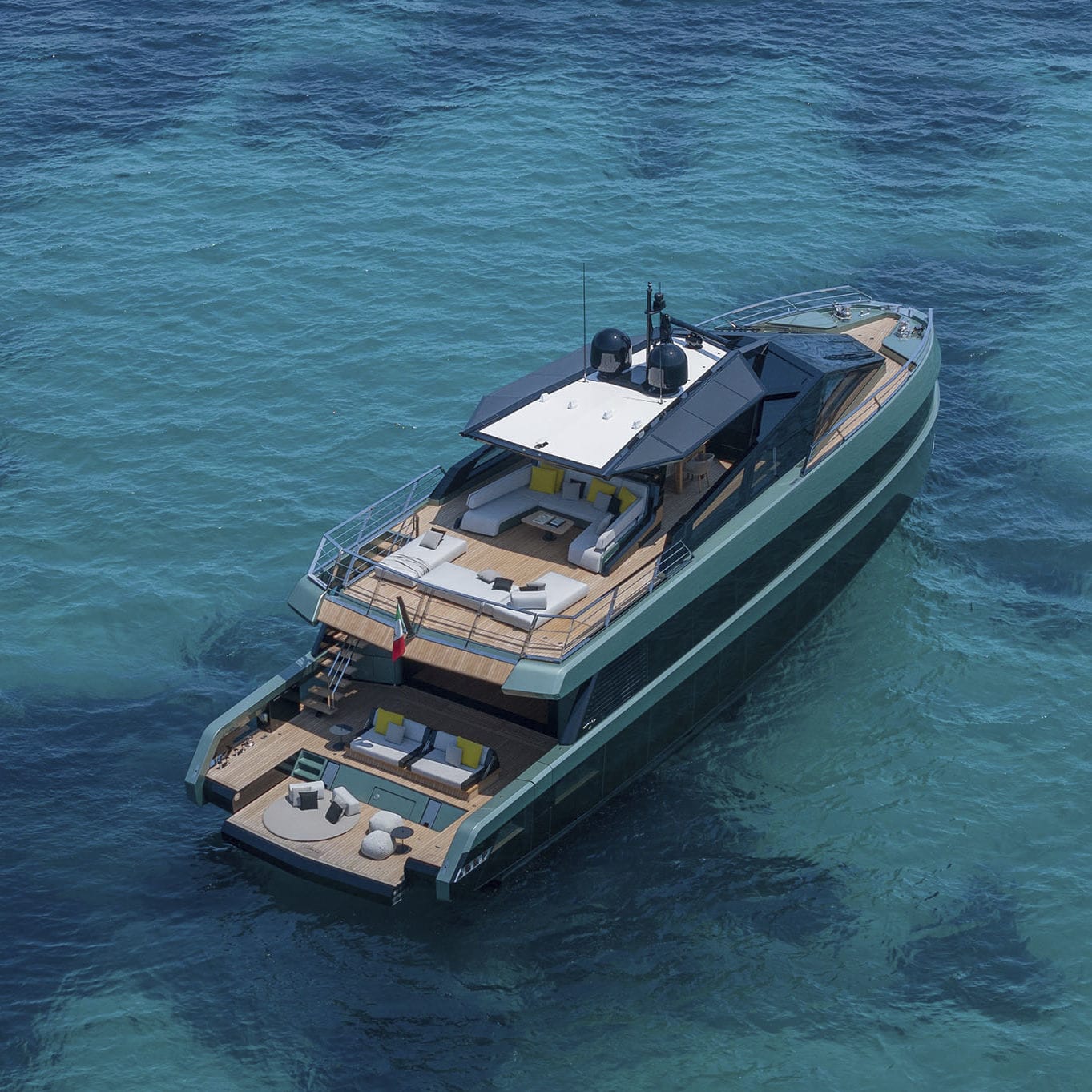 Cruising motor yacht - why150 - Wally - raised pilothouse / IPS / 6-cabin