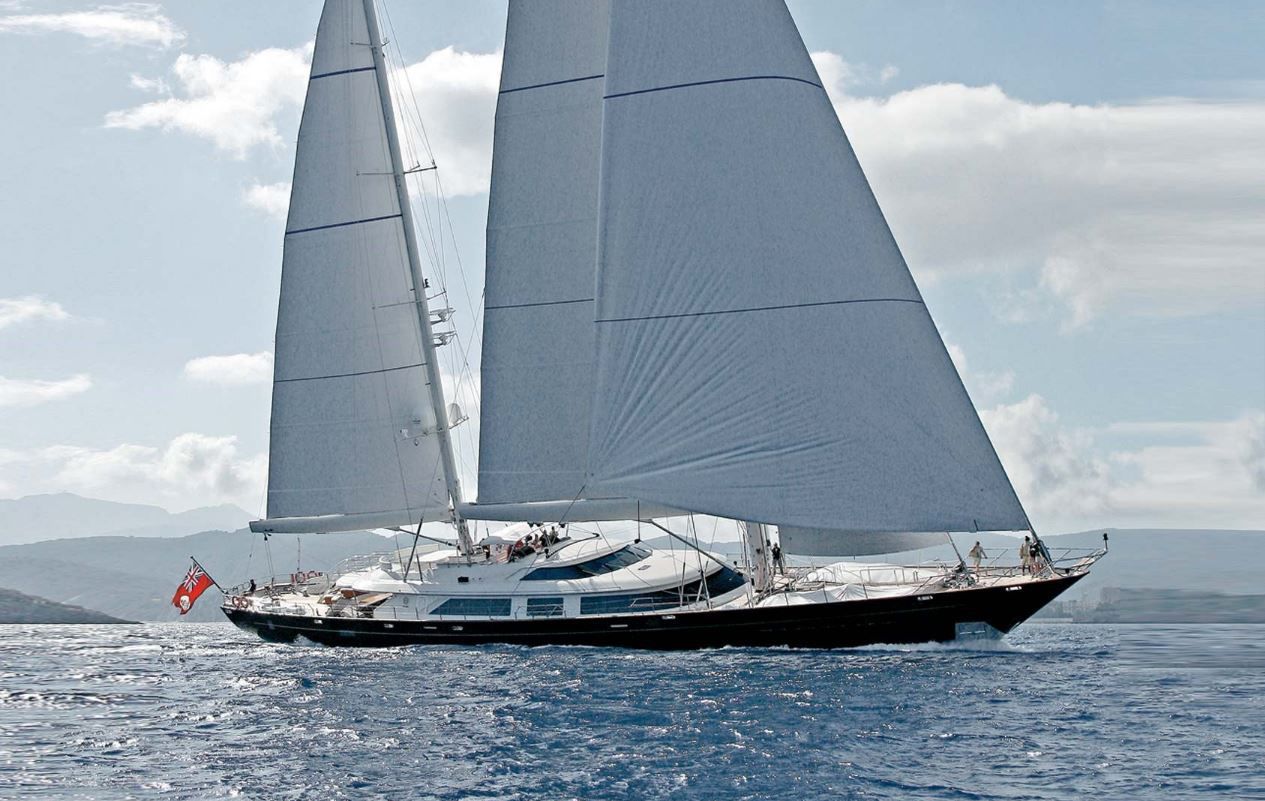 Cruising sailing super-yacht - TAMSEN - Perini Navi - wheelhouse ...