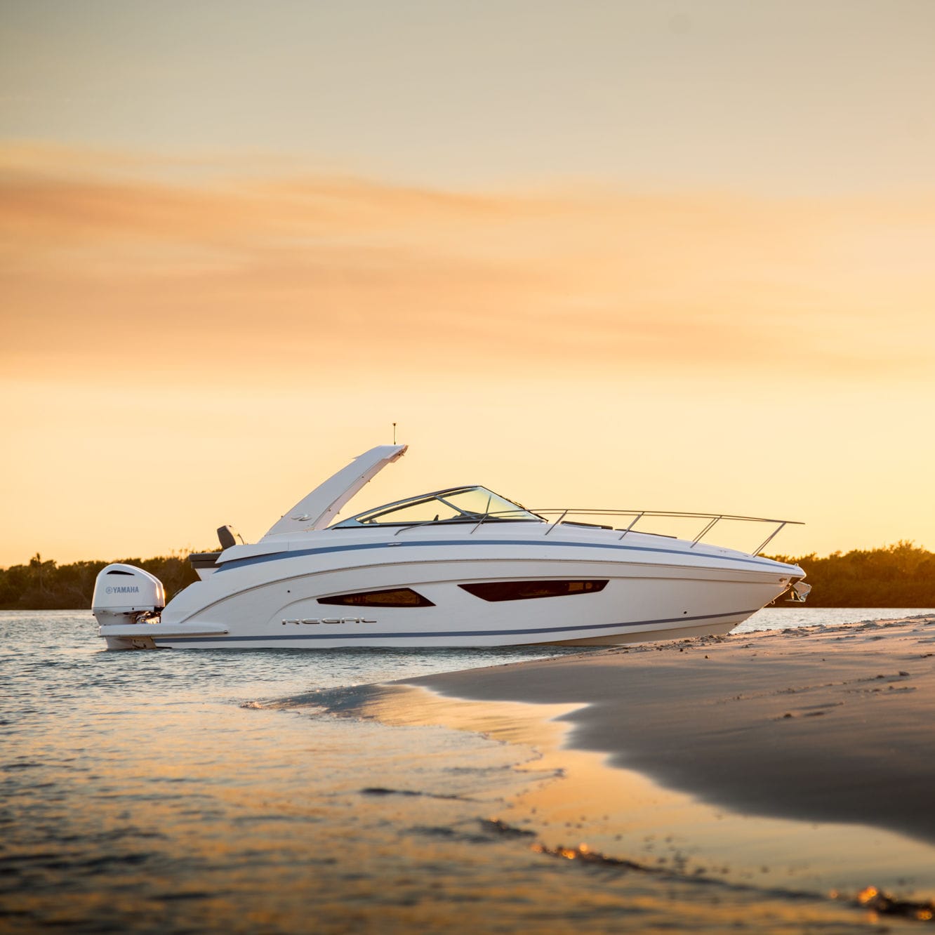 Outboard runabout - 33 XO - Regal - twin-engine / dual-console / bowrider