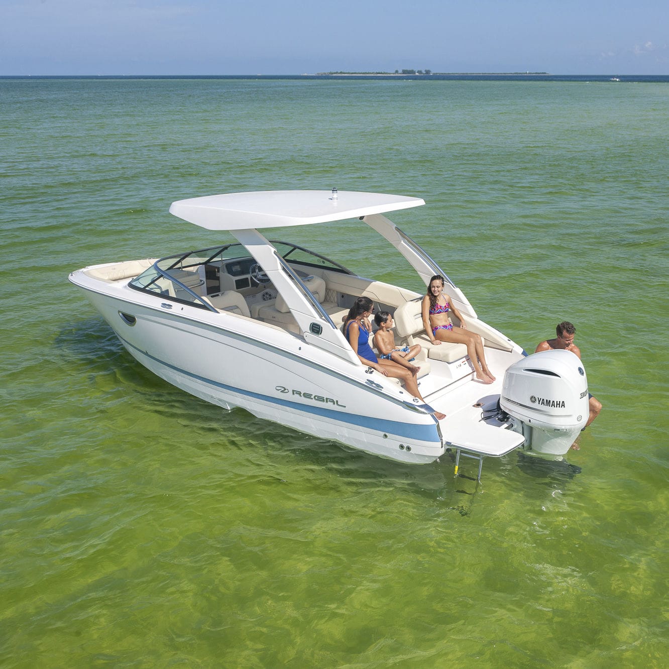 Outboard runabout - LX6 - Regal - dual-console / ski / wakeboard