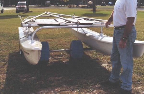 Launching trolley - TIGER TRAX - American Sail - for sport multihulls