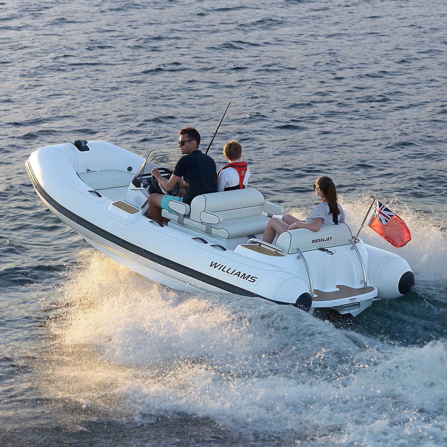 Hydro-jet inflatable boat - DieselJet 445 - Williams Jet Tenders ...