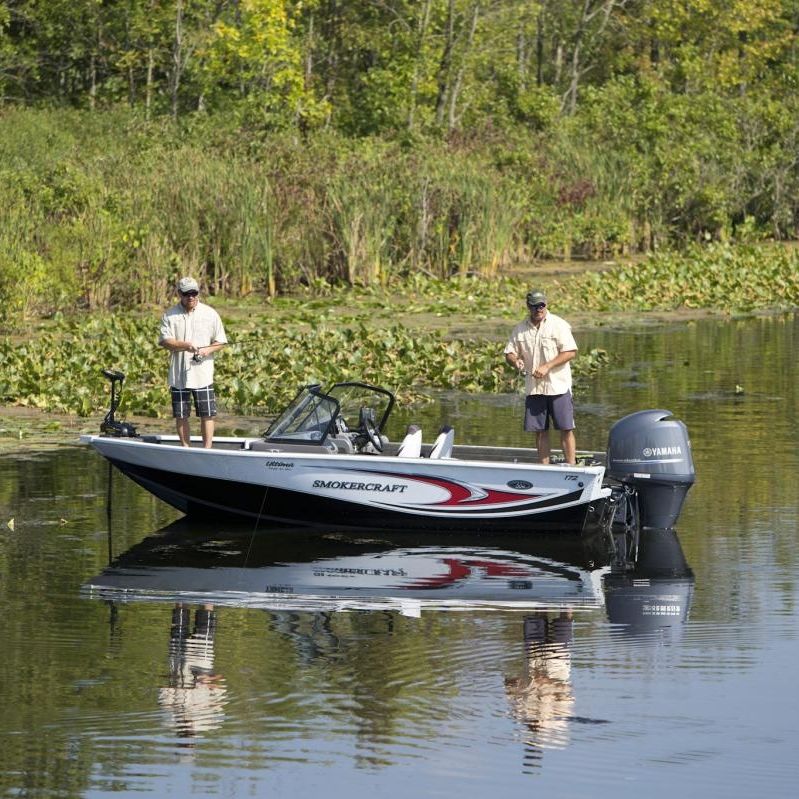 Outboard bay boat - ULTIMA LEGACY 172 - Smoker Craft - dual-console ...