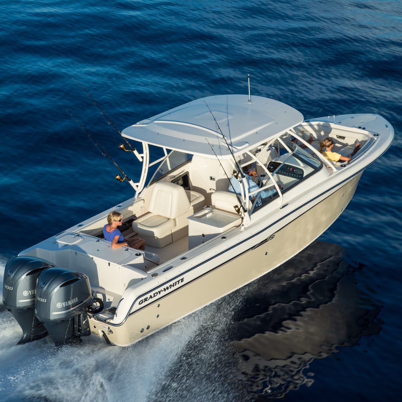 Outboard runabout - Freedom 285 - Grady-White - twin-engine / bowrider ...