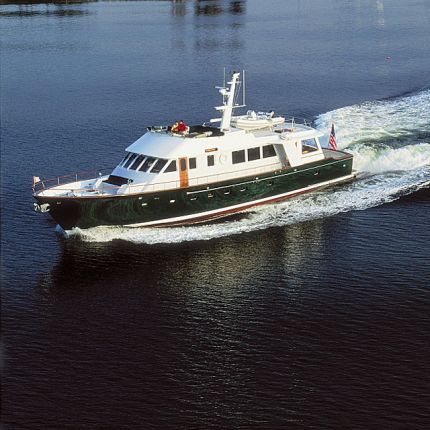 Cruising motor yacht - TUMBLEHOME - Lyman Morse - flybridge / open / 2 ...