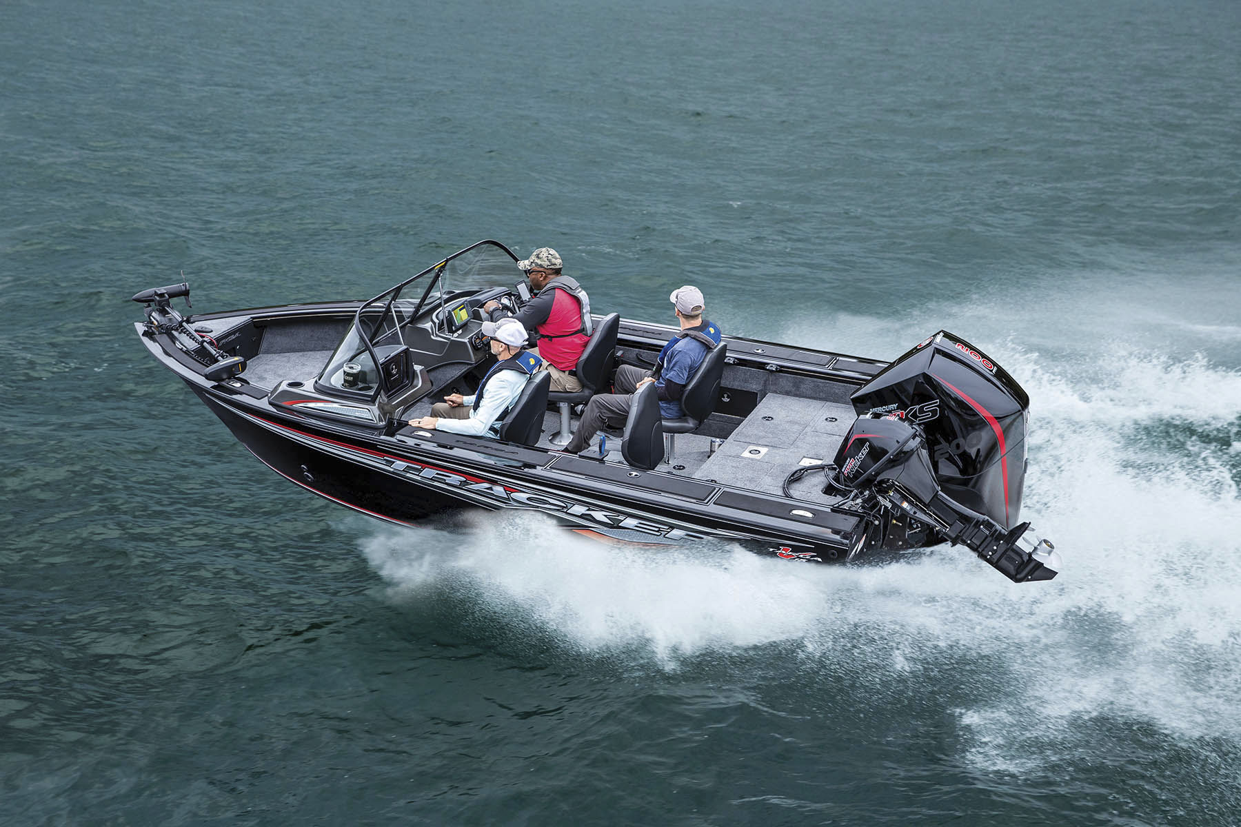 Outboard bass boat - TARGA™ V-18 WT - Fisher - dual-console / open ...