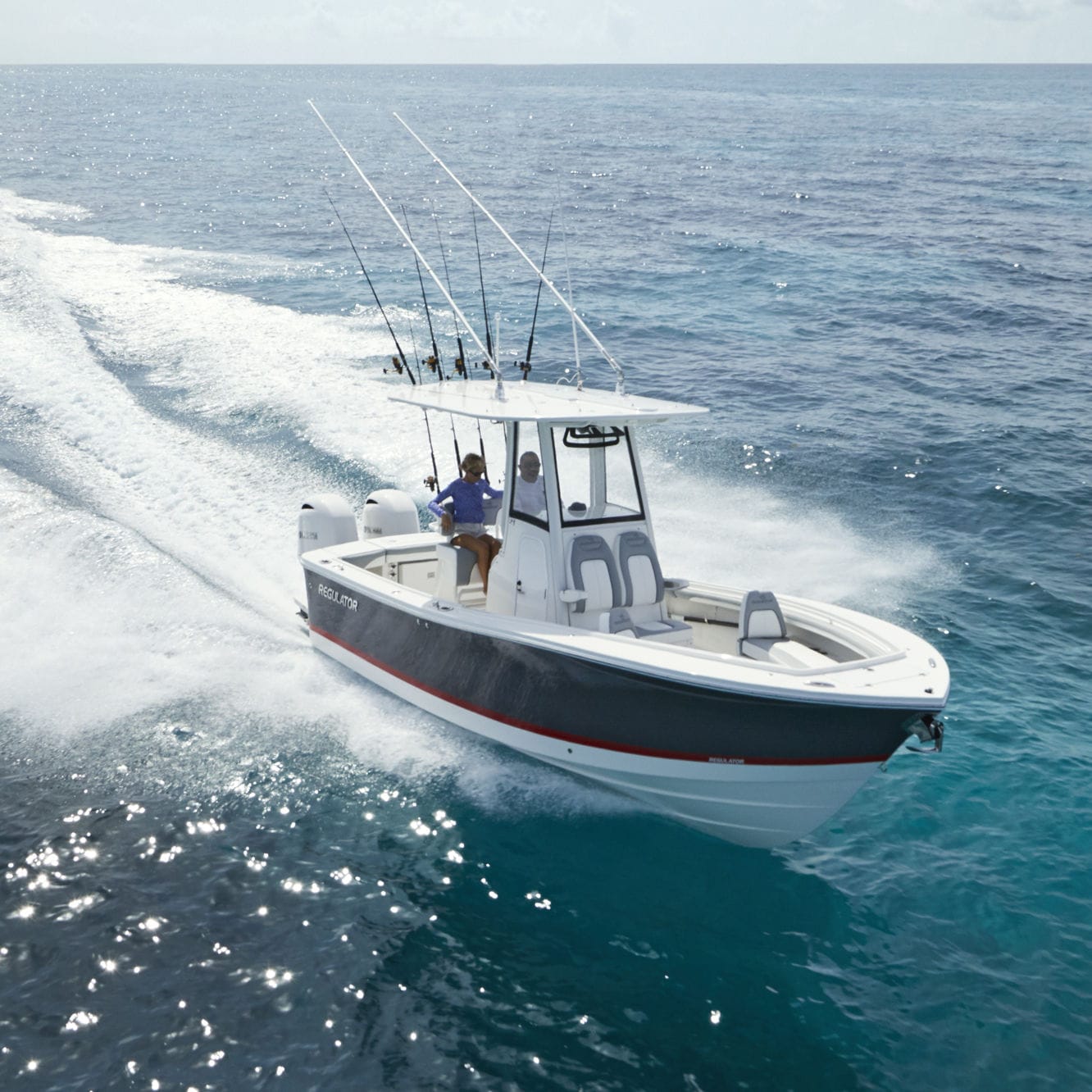 Outboard center console boat - 23 - Regulator - twin-engine / sport ...