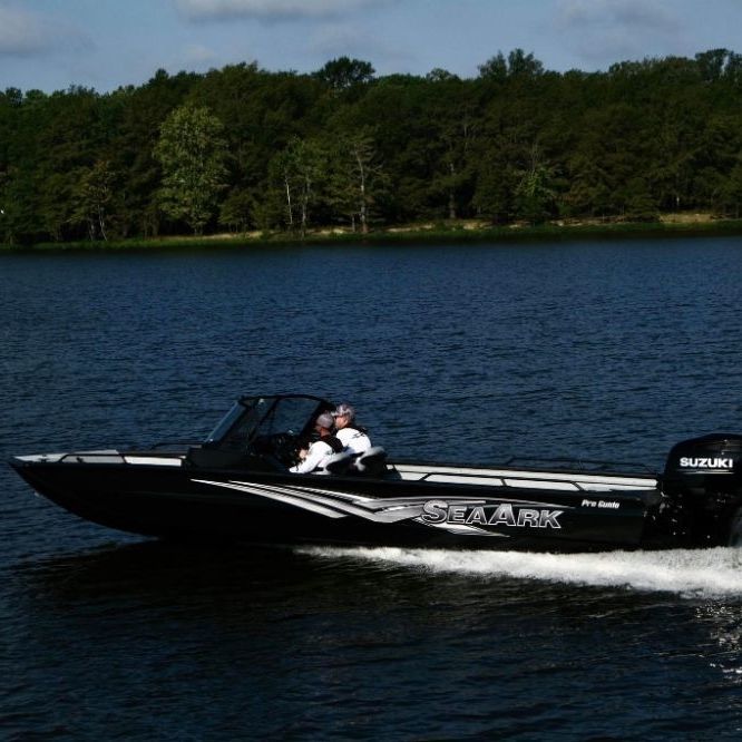 Outboard jon boat - ProGuide - SeaArk Boats - open / dual-console ...