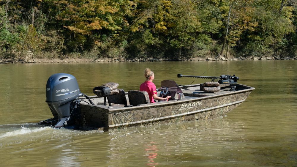 Outboard jon boat - RXJT 872 - SeaArk Boats - open / side console ...