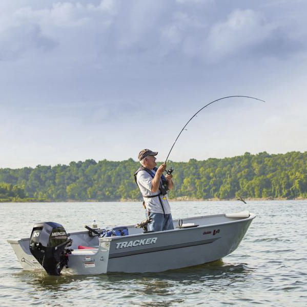 Outboard small boat - Guide V-14 Deep V - Tracker - aluminum / 4-person ...