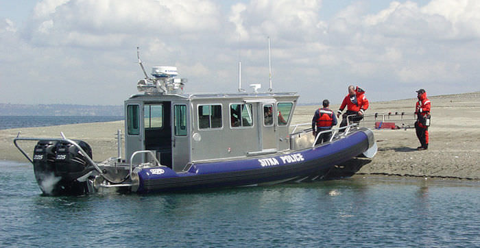 Patrol boat - SAFE 31 EMT - Safe Boats - outboard / aluminum / rigid ...