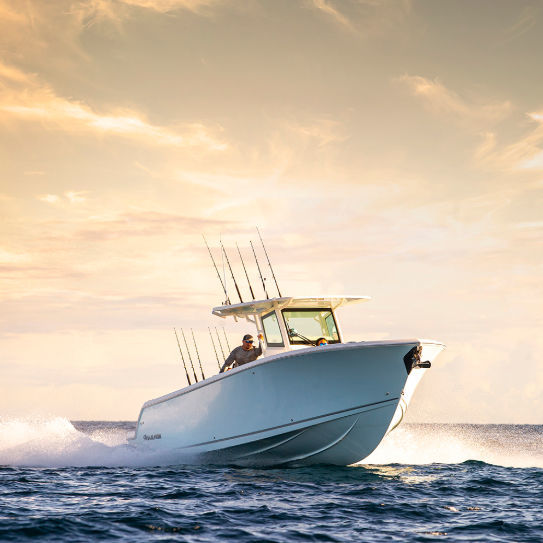 Outboard center console boat - 312 CC - Sailfish - twin-engine ...