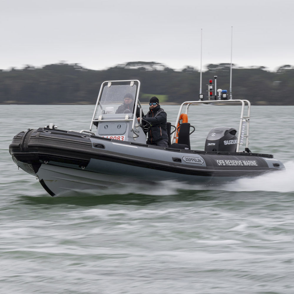Patrol boat - 7.50 XVPRO - Zeppelin - rescue boat / outboard / rigid ...