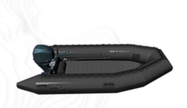 Outboard professional boat - 380 SRD - Sillinger - foldable inflatable boat