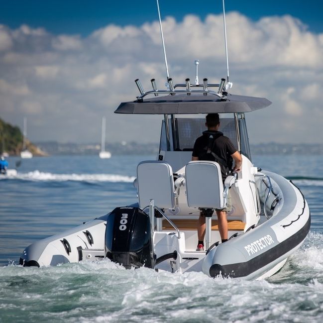 Outboard inflatable boat - 250 CHASE - Protector - rigid / center ...